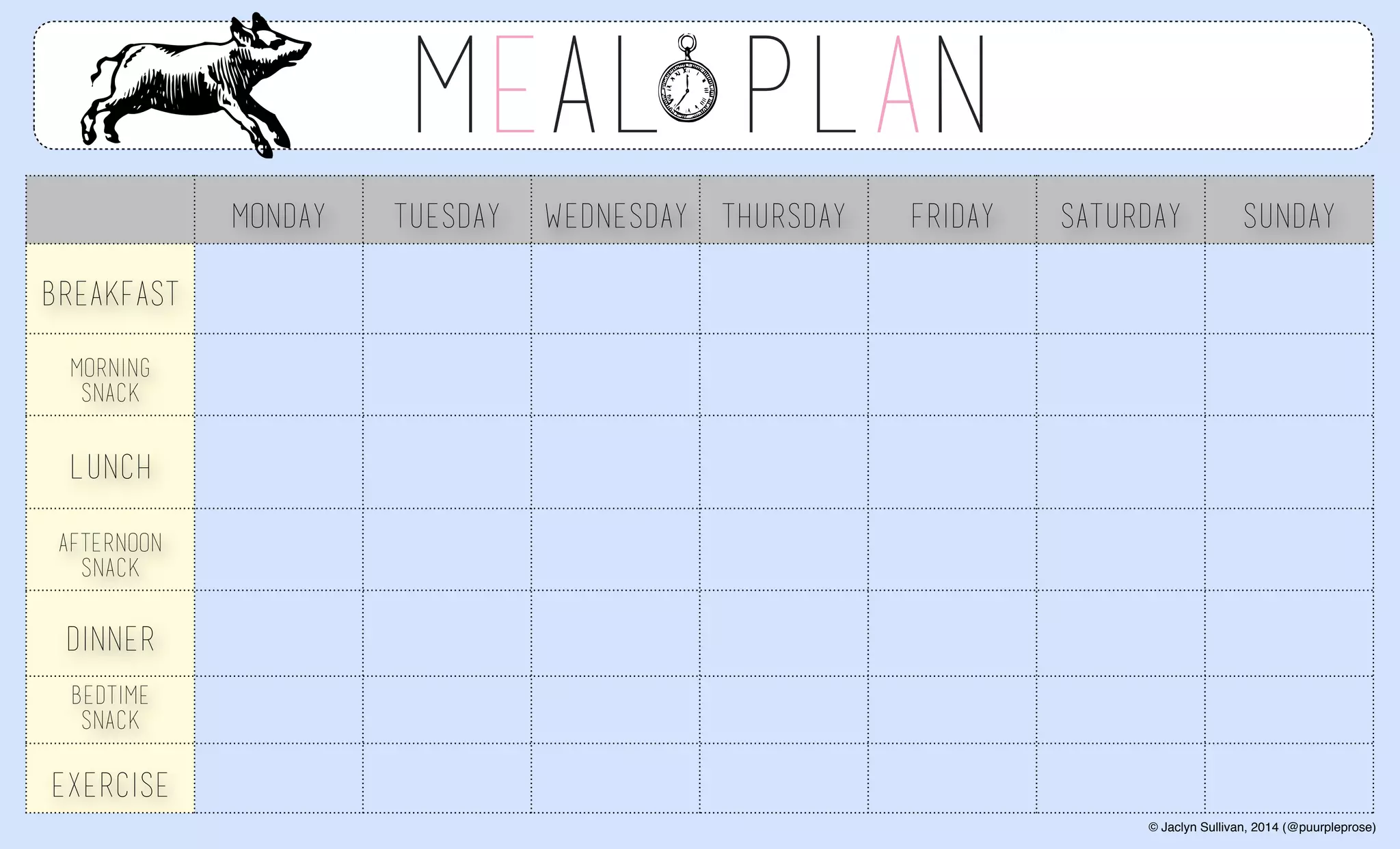Meal plan template | PDF