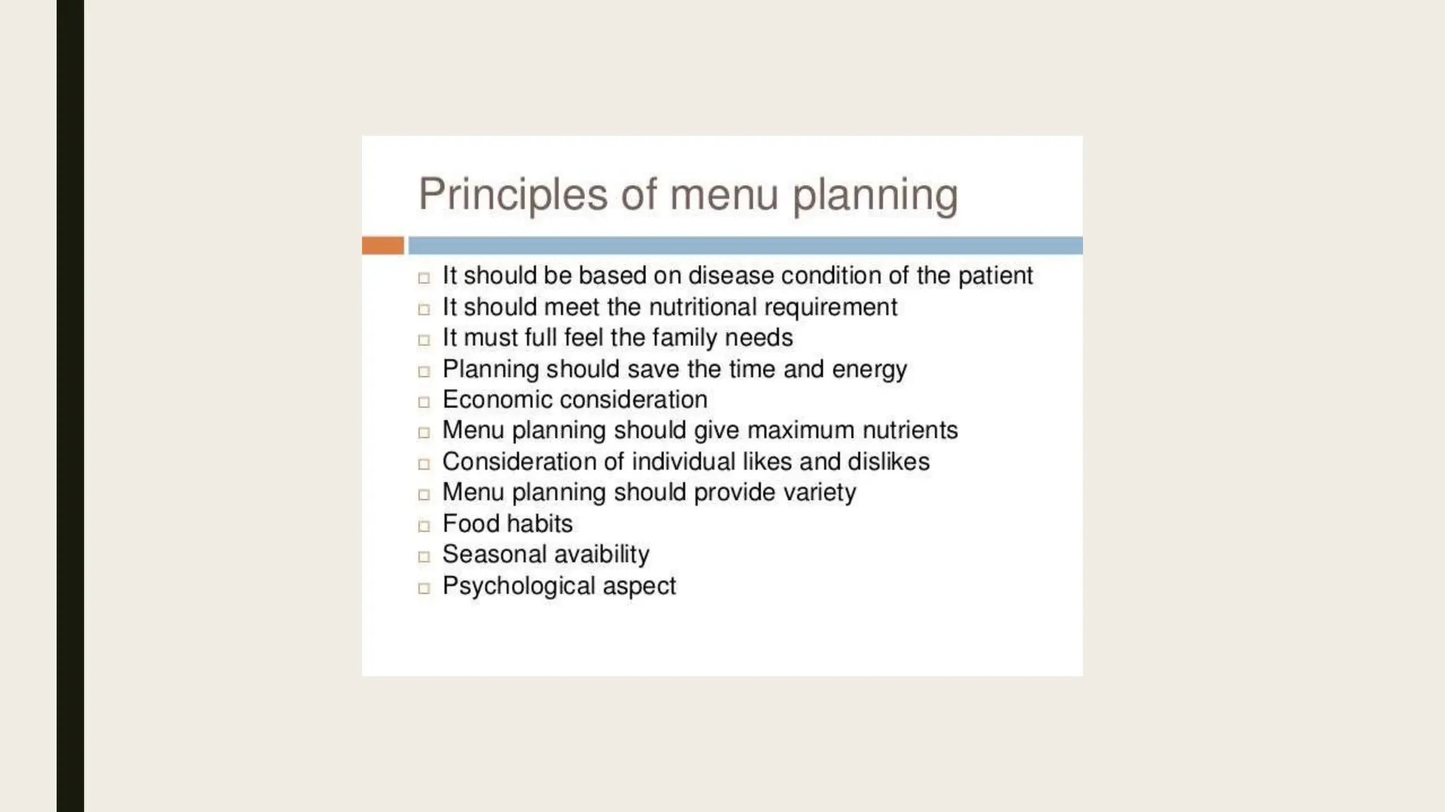 HOME SCIENCE CHAP 8 G10 MEAL PLANNING FOR THE FAMILY PPT | PPTX