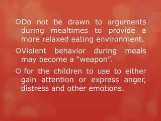 Meal planning and meal preparation | PPTX