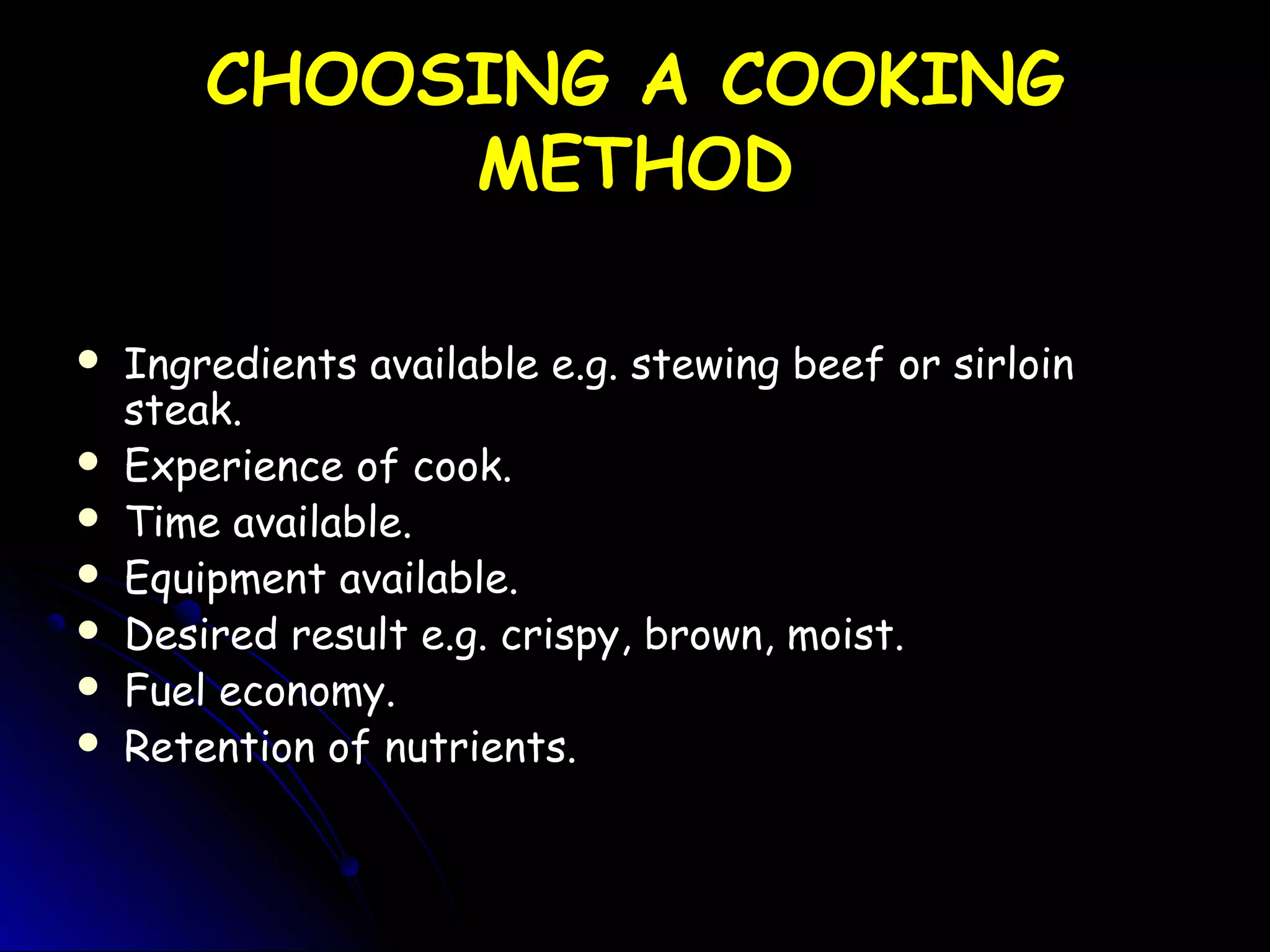 Meal planning and preparation | PPT