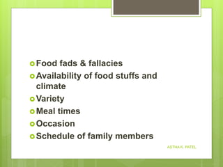 Meal Planning or diet Planning | PPTX