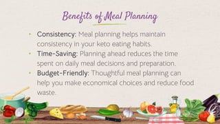 Meal Planning On Keto | PPTX