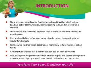 Meal planning powerpoint | PPTX