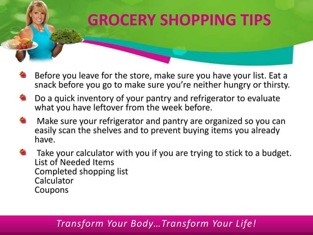 Meal planning powerpoint | PPTX | Grocery Shopping | Shopping