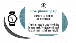 Meal Planning Tips | PPT