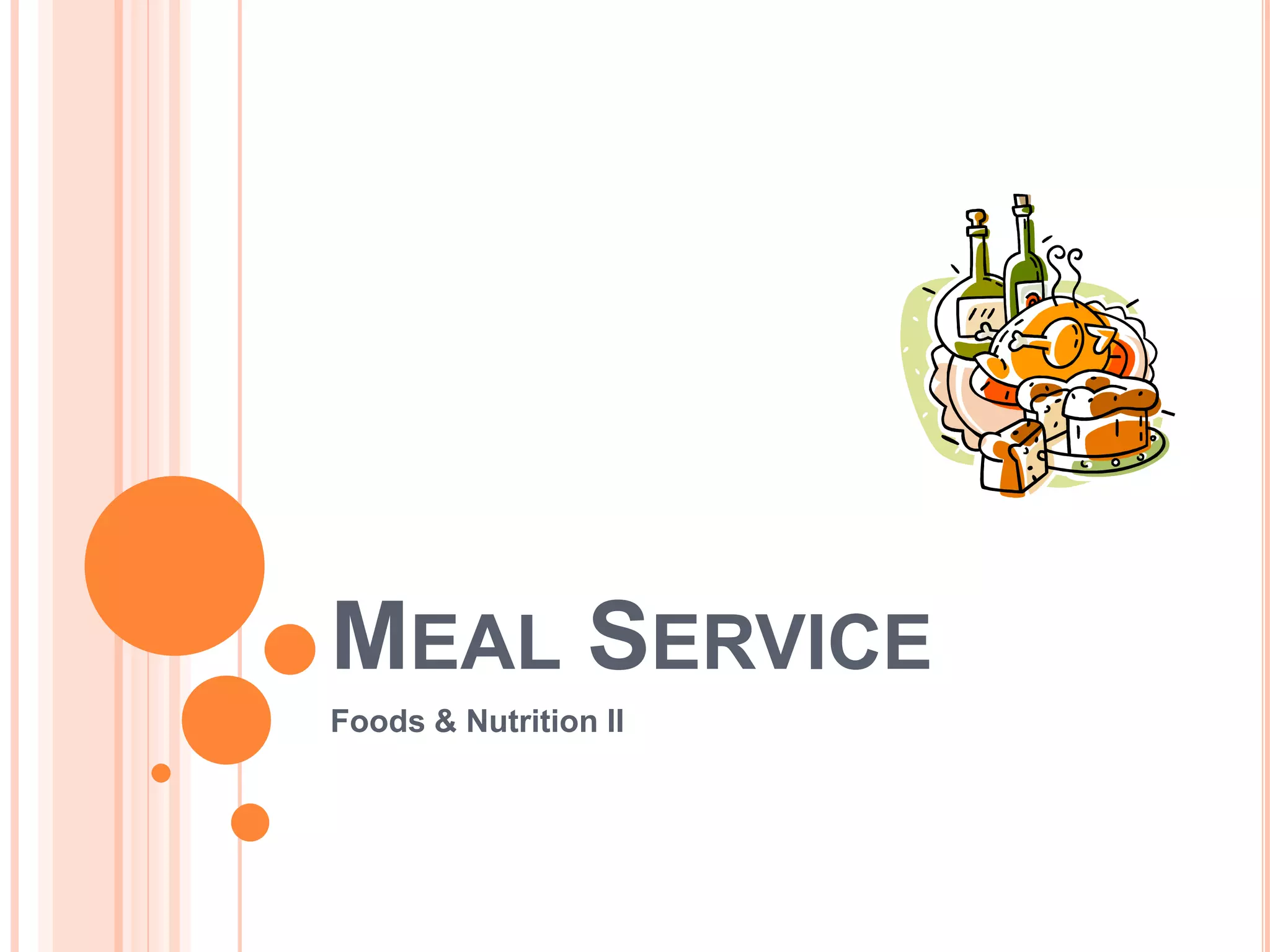 Meal service presentation | PPTX