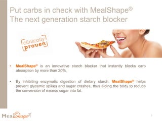Mealshape, a clinically-proven carb blocker | PDF