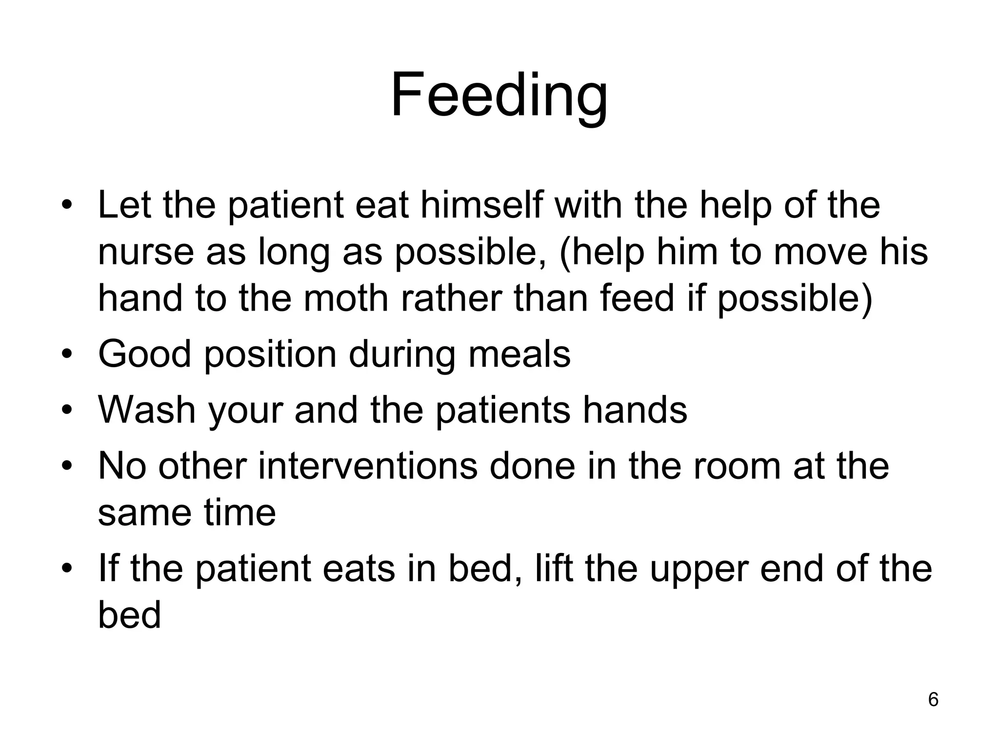 Meal situation for patients in healthcare | PPT