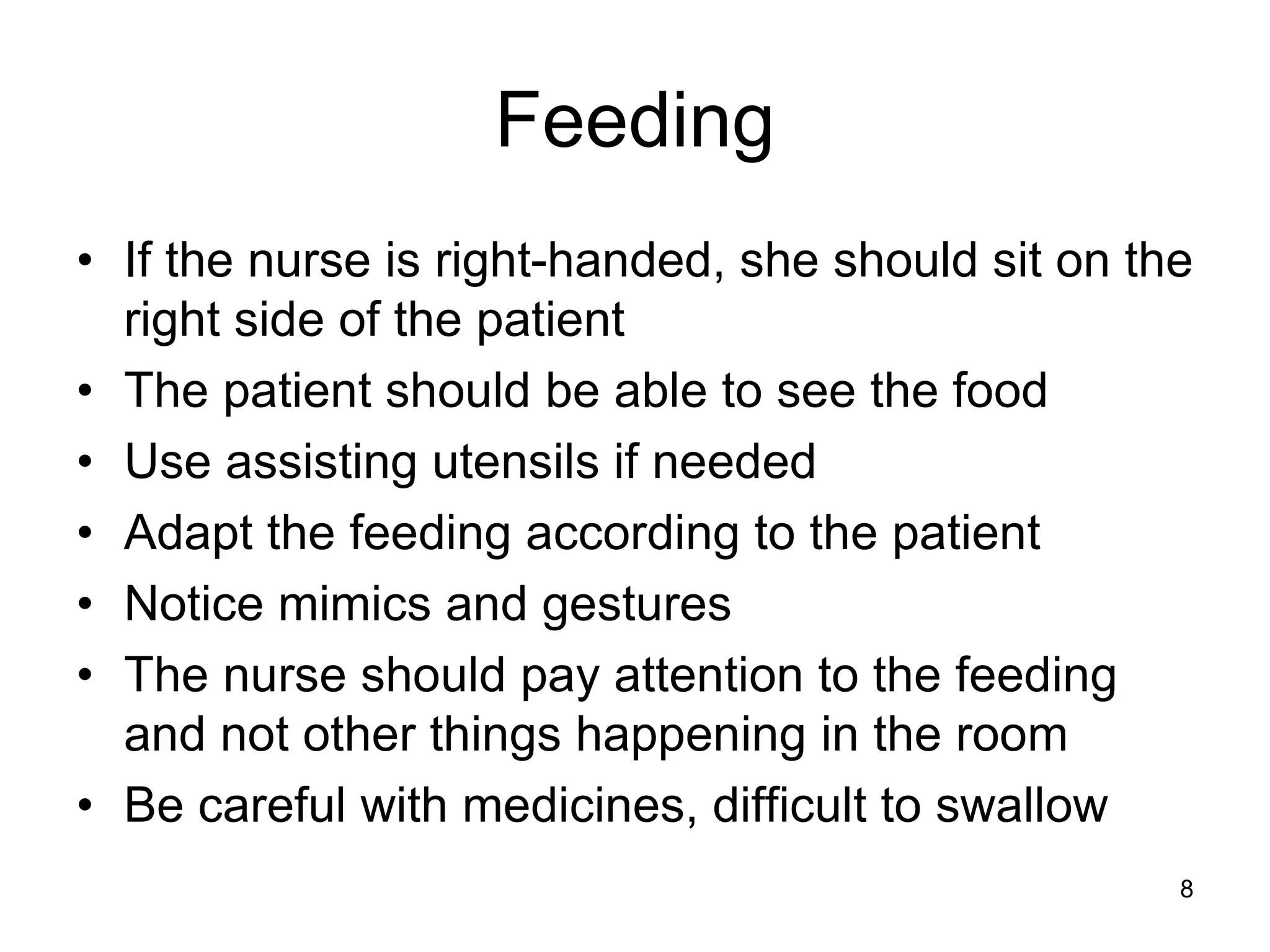 Meal situation for patients in healthcare | PPT