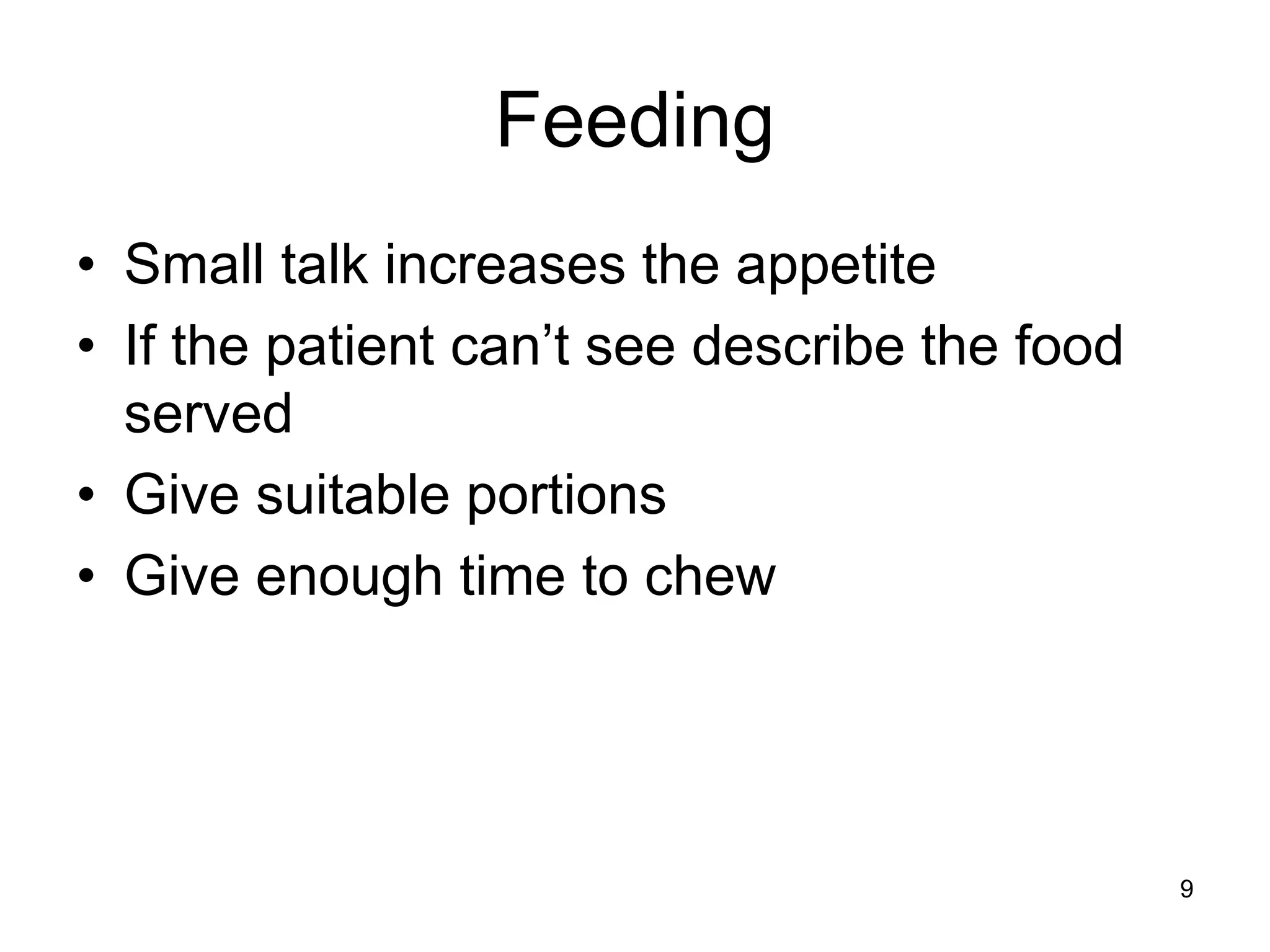 Meal situation for patients in healthcare | PPT
