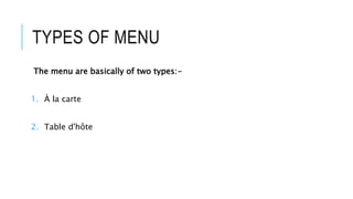 MEALS & MENU PLANNING mba ttm.pptx