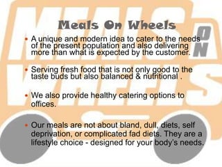 Meals on wheels | PPTX