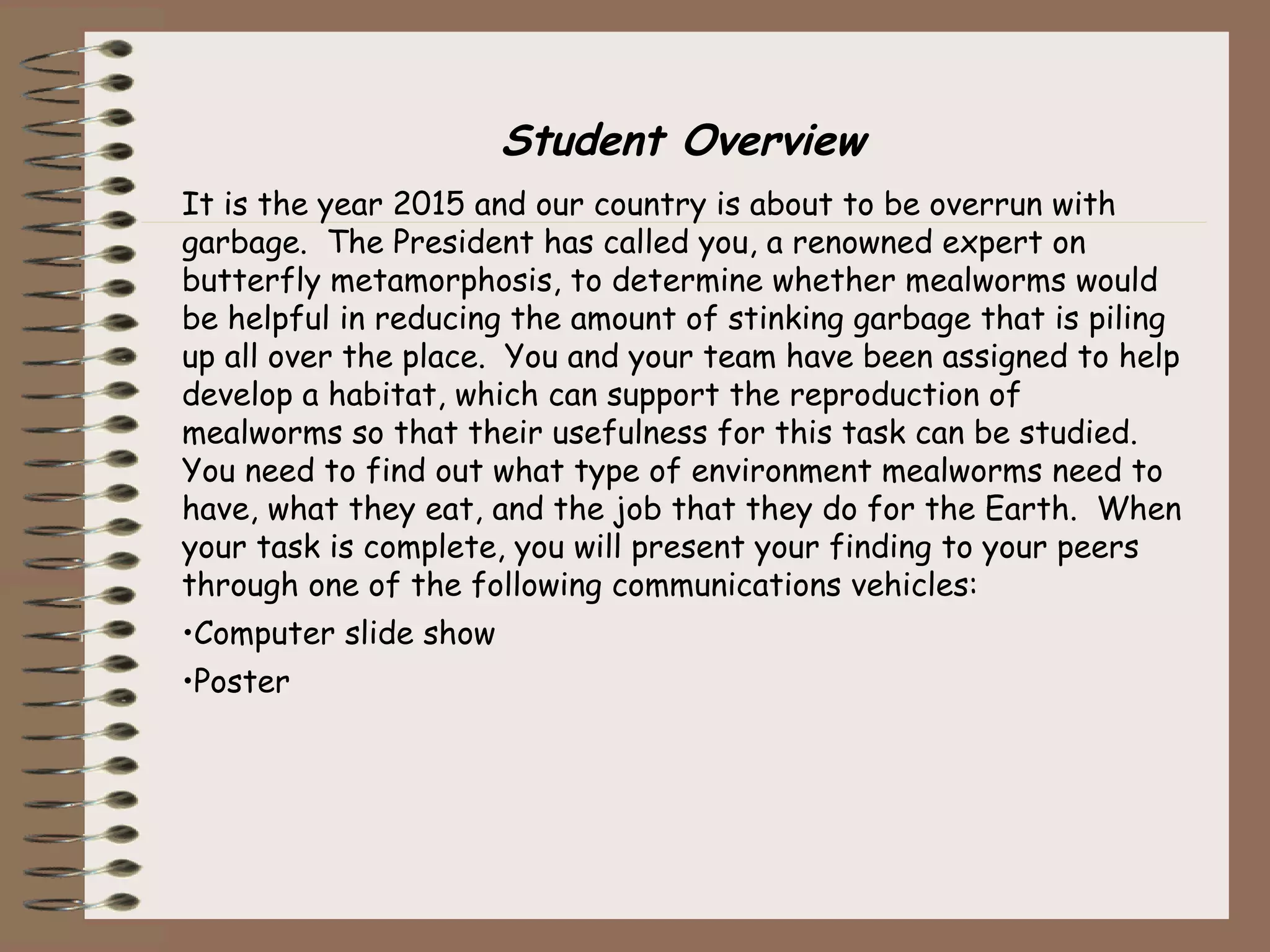 Mealworm WebQuest | PPT | Biological Sciences | Science