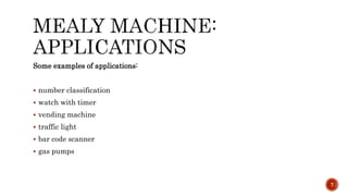 Mealy Machine by Daniyal Khan | PPTX