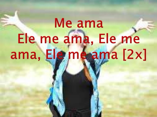 Me ama (diante do trono) | PPTX