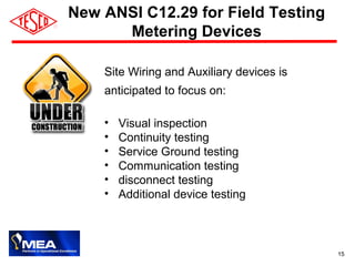 ANSI C12.20 and Proposed Field Testing Changes | PPT