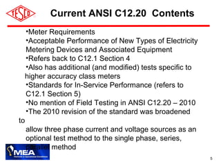 ANSI C12.20 and Proposed Field Testing Changes | PPT