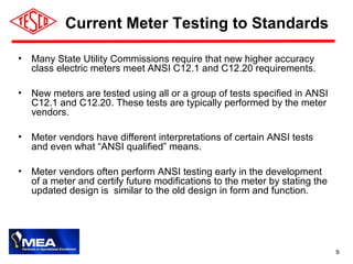 ANSI C12.20 and Proposed Field Testing Changes | PPT