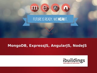 Il Web orientato al futuro: Express, Angular e nodeJS | PPT