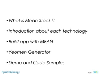 Mean intro | PPS | Web Development | Internet