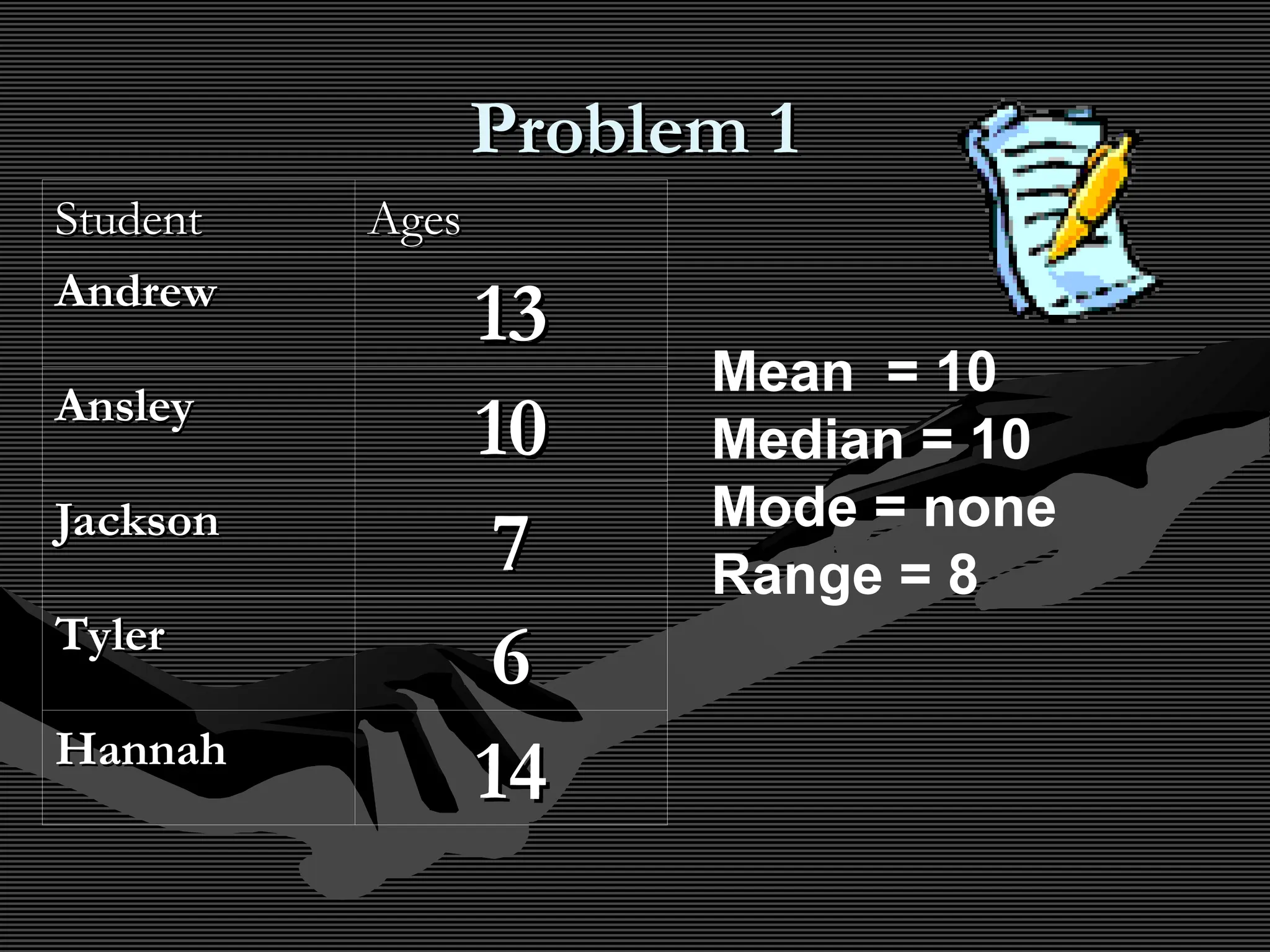Mean-Median-Mode (3) statistical grade 8 | PPT