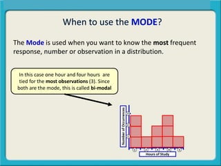 Mean median - mode classification | PPT