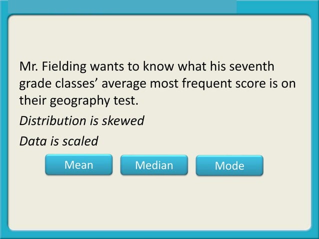 Mean Median Mode Classification Ppt