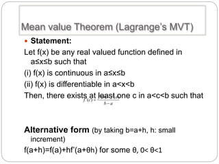 Mean-Value-Theorem-pptx-Math.pptx | Physics | Science