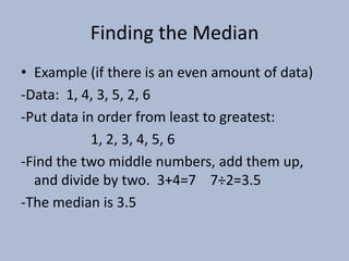 Mean And Median | PPTX | Science