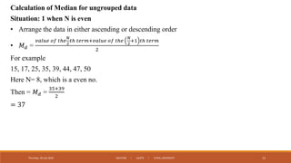 Mean and median | PPTX