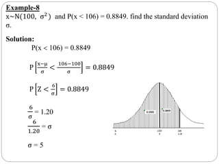 Mean and standard deviation by using normal distribution | PPTX ...