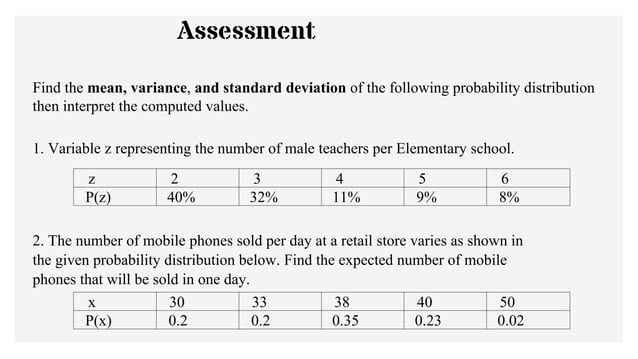Mean and Variance of Discrete Random Variable.pptx