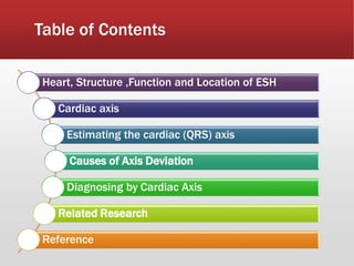 Mean cardiac axis (cardiac vector) | PPT