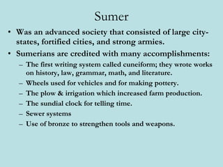 ME Ancient Civilizations | PPT