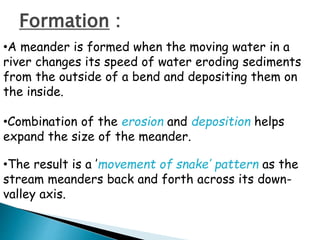 Meandering rivers | PPTX