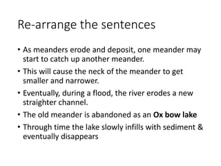Meanders to ox bow db | PPTX