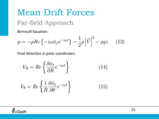 Mean Drift Forces Far-field Approach | PPT