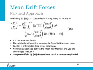 Mean Drift Forces Far-field Approach | PPT