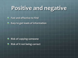 Me and the internet | PPT