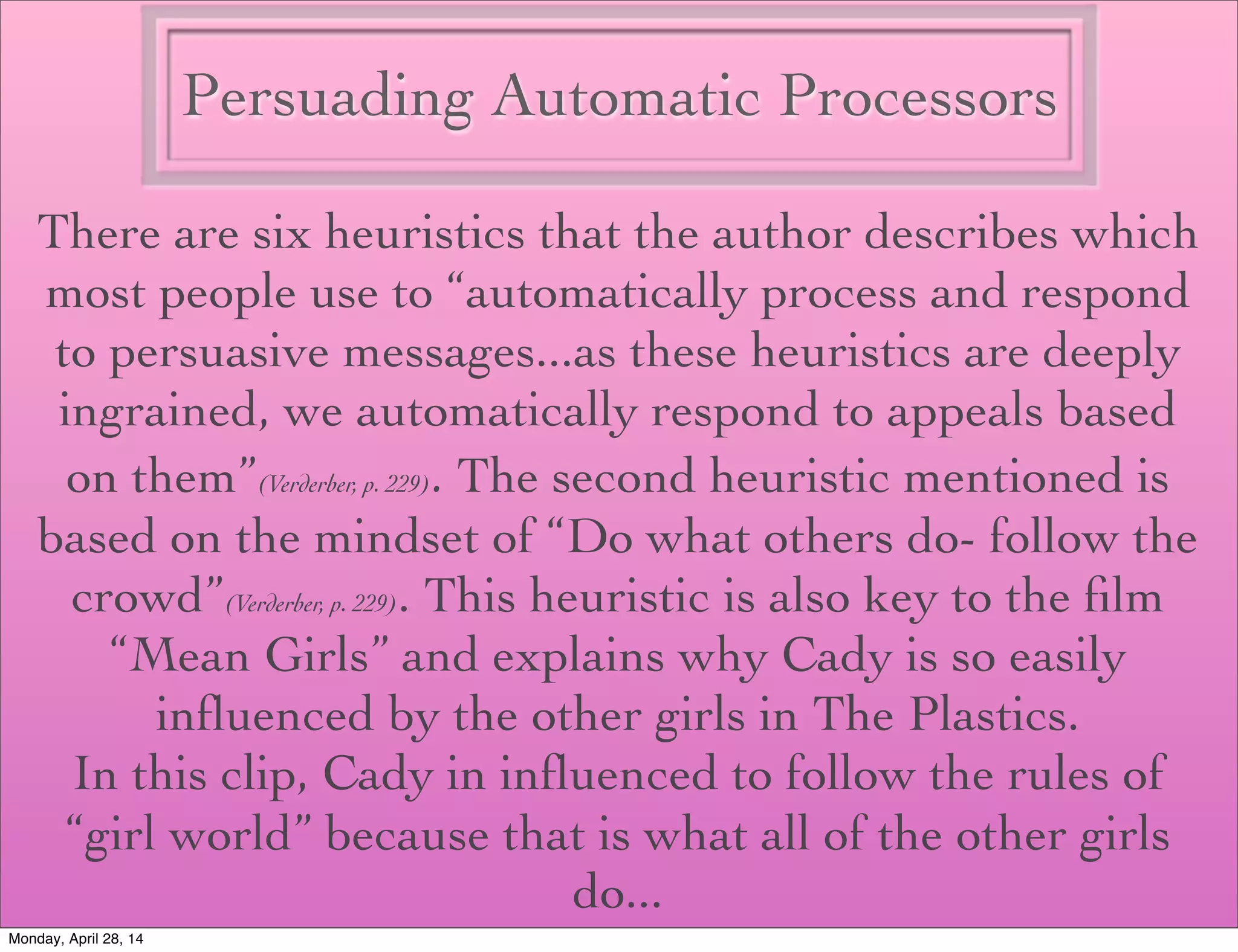 Mean girls presentation | PDF