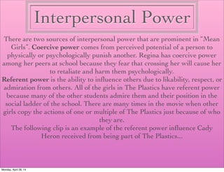 Mean girls presentation | PDF | Family and Relationships
