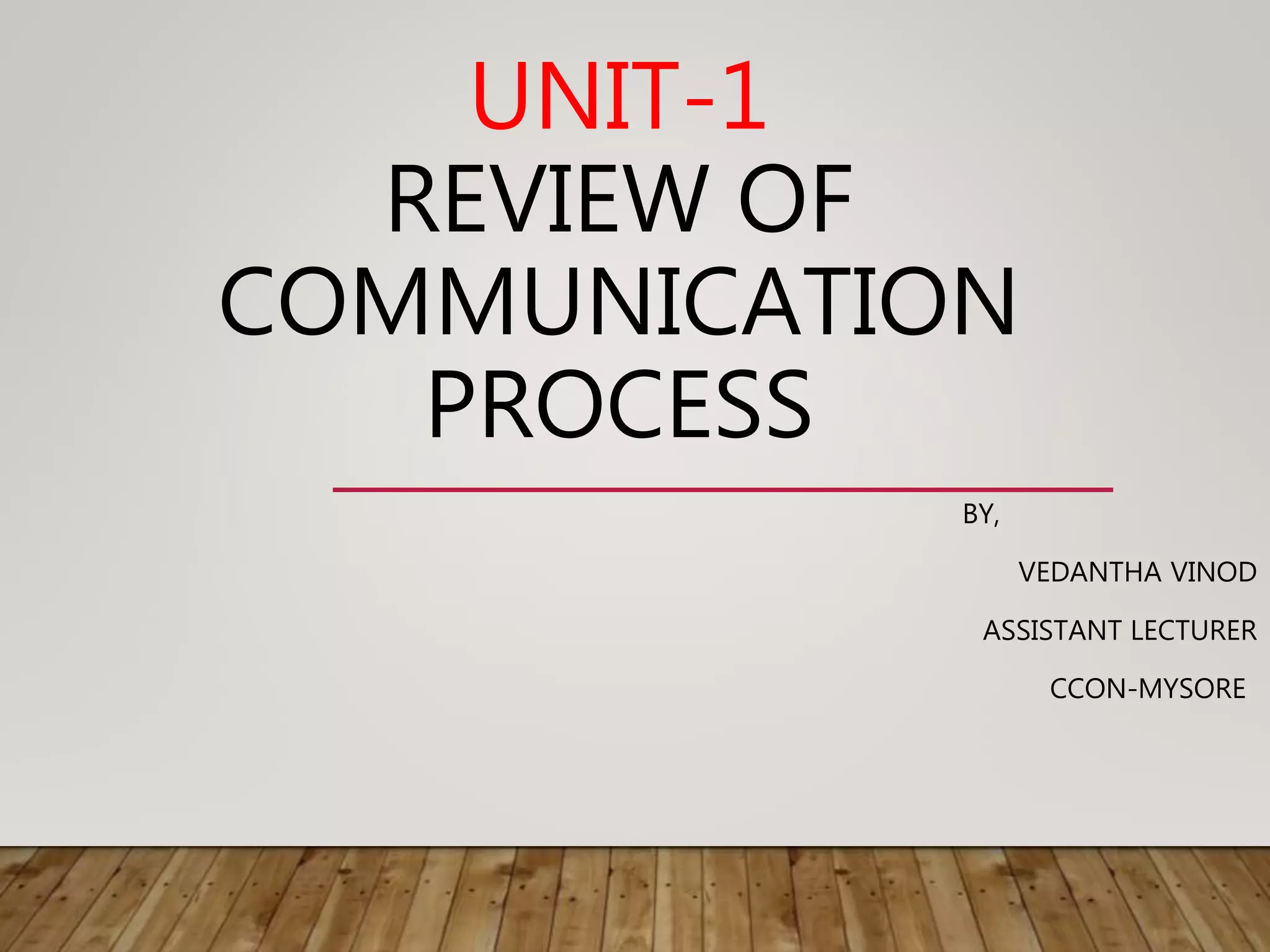 Process of Communication | PPTX
