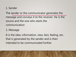 Process of Communication | PPTX