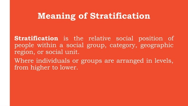 Meaning-of-Stratification.pptx dbd dbd d | PPT