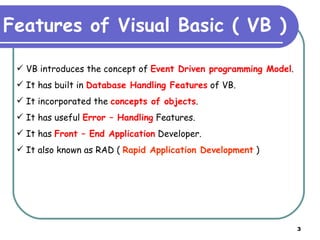 Meaning Of VB | PPT