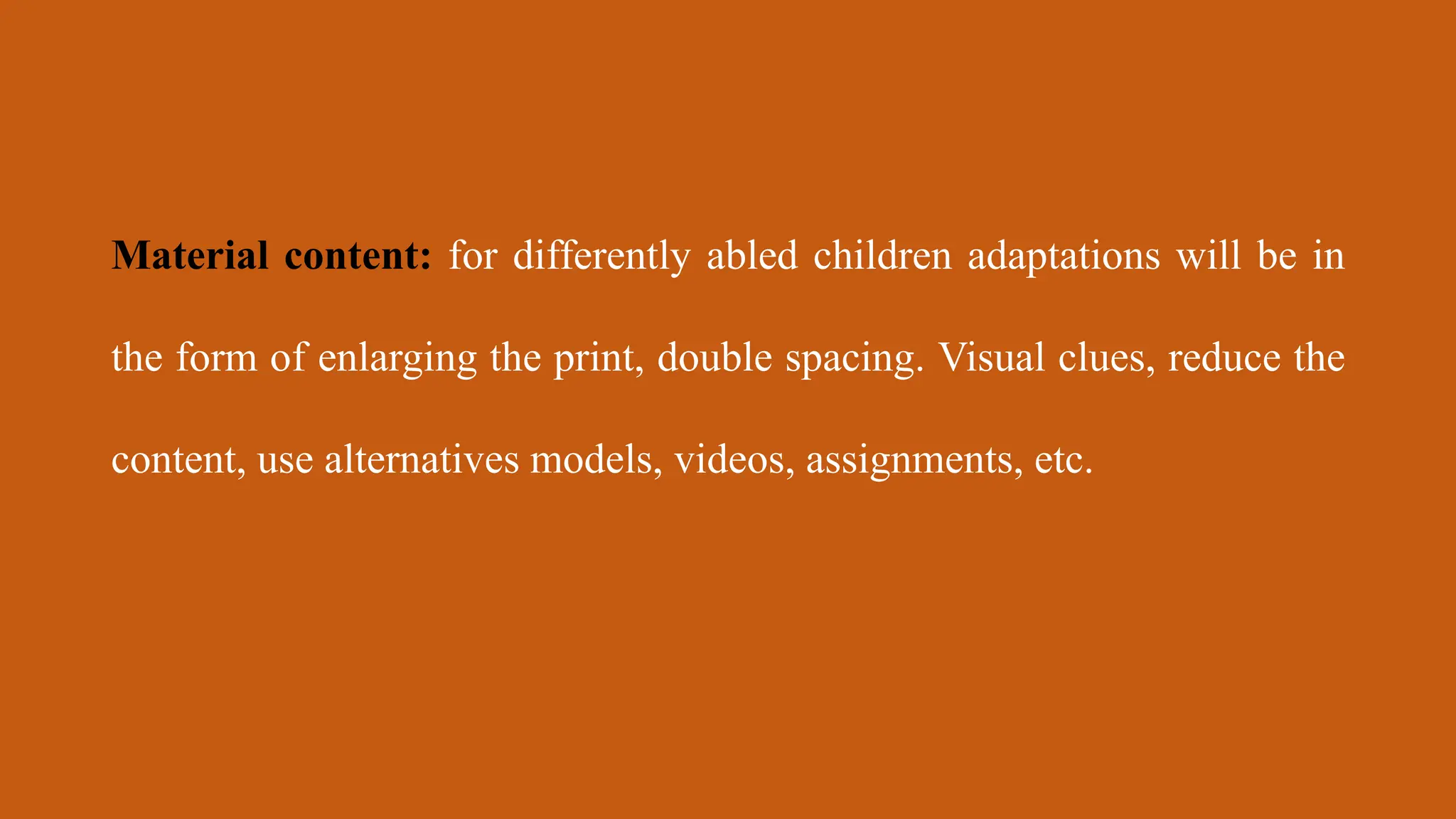 Meaning And Concept Of Curriculum Adaptation, Accommodation And ...