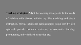Meaning And Concept Of Curriculum Adaptation, Accommodation And ...