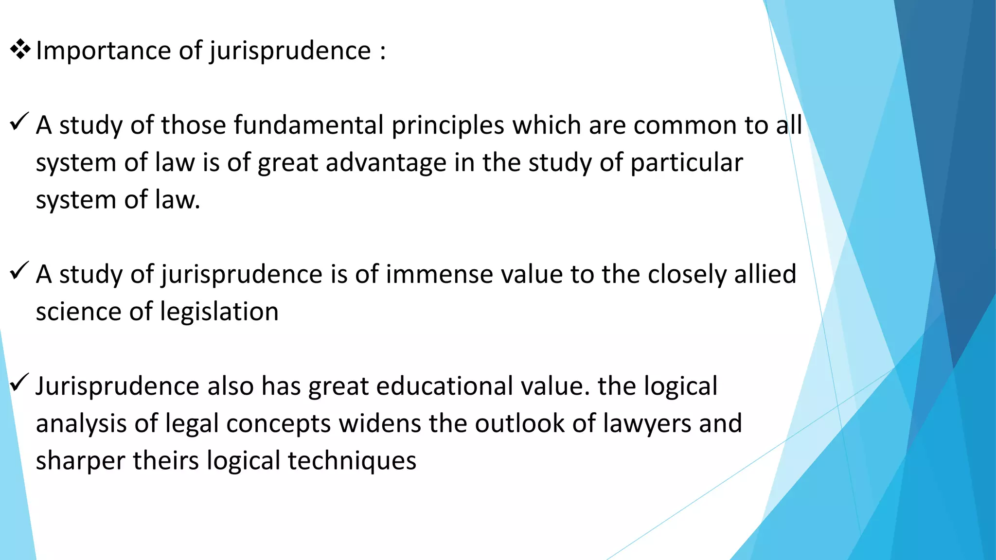 Meaning and defination jurisprudence | PPTX