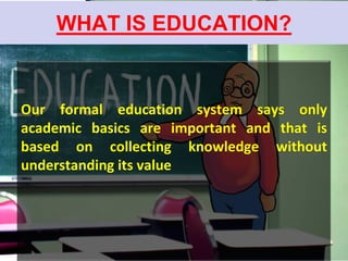 Meaning and definition of education | PPTX