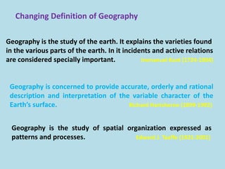 Meaning and Definition of Geography | PPTX